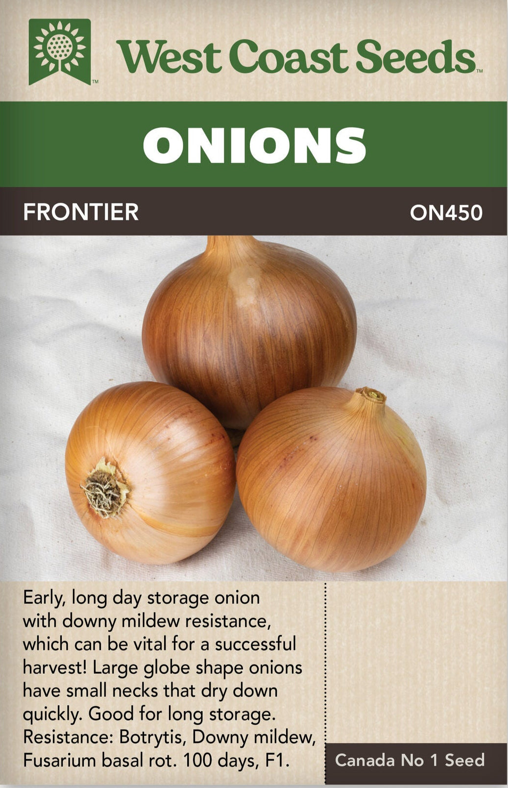 Onion Frontier - West Coast Seeds – Wildwood Outdoor Living