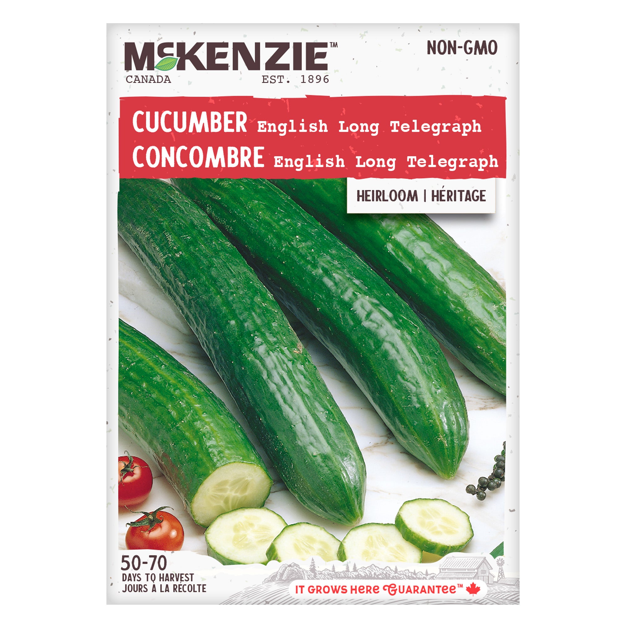 Cucumber English Long Telegraph - McKenzie Seeds – Wildwood Outdoor Living