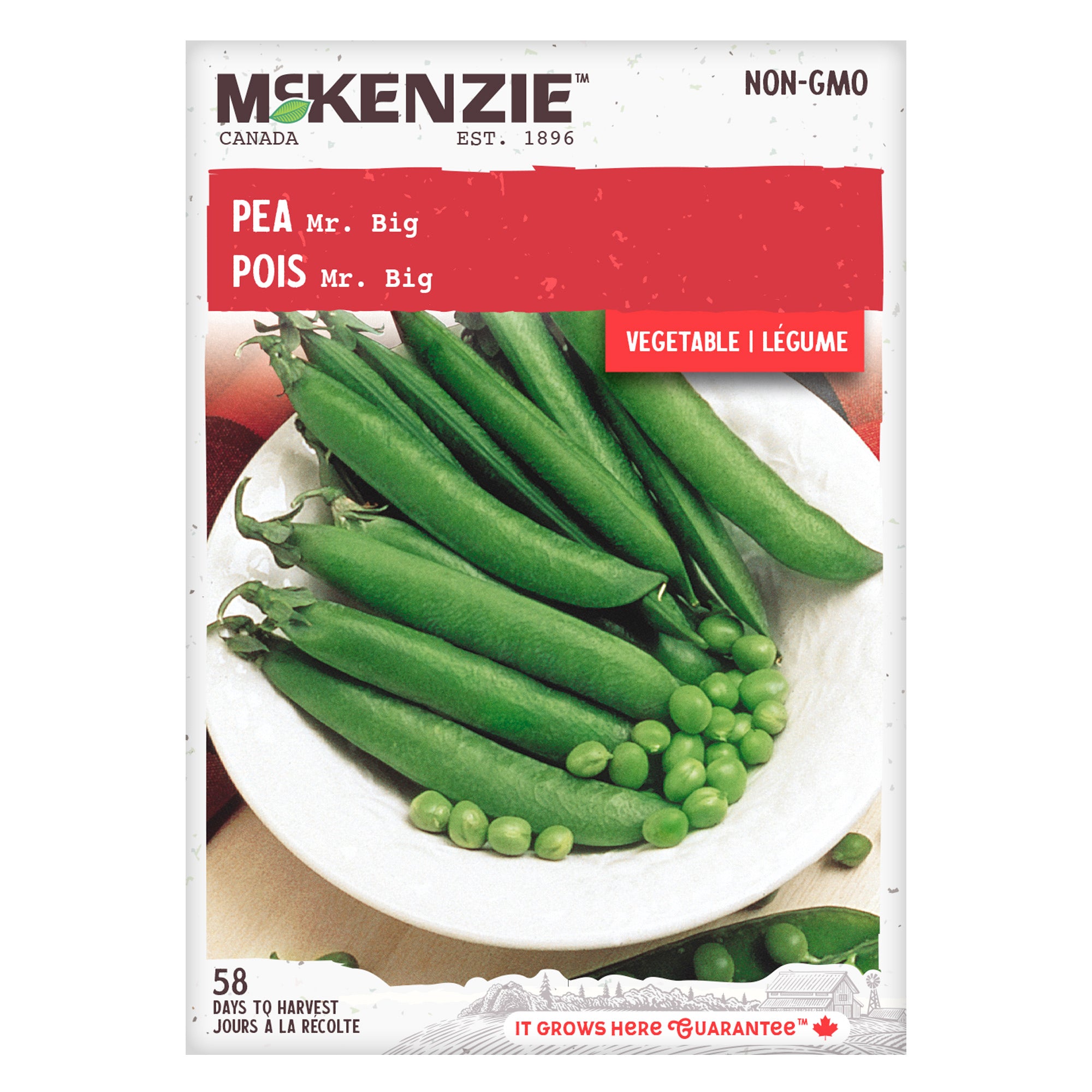 Pea Mr.Big - McKenzie Seeds – Wildwood Outdoor Living