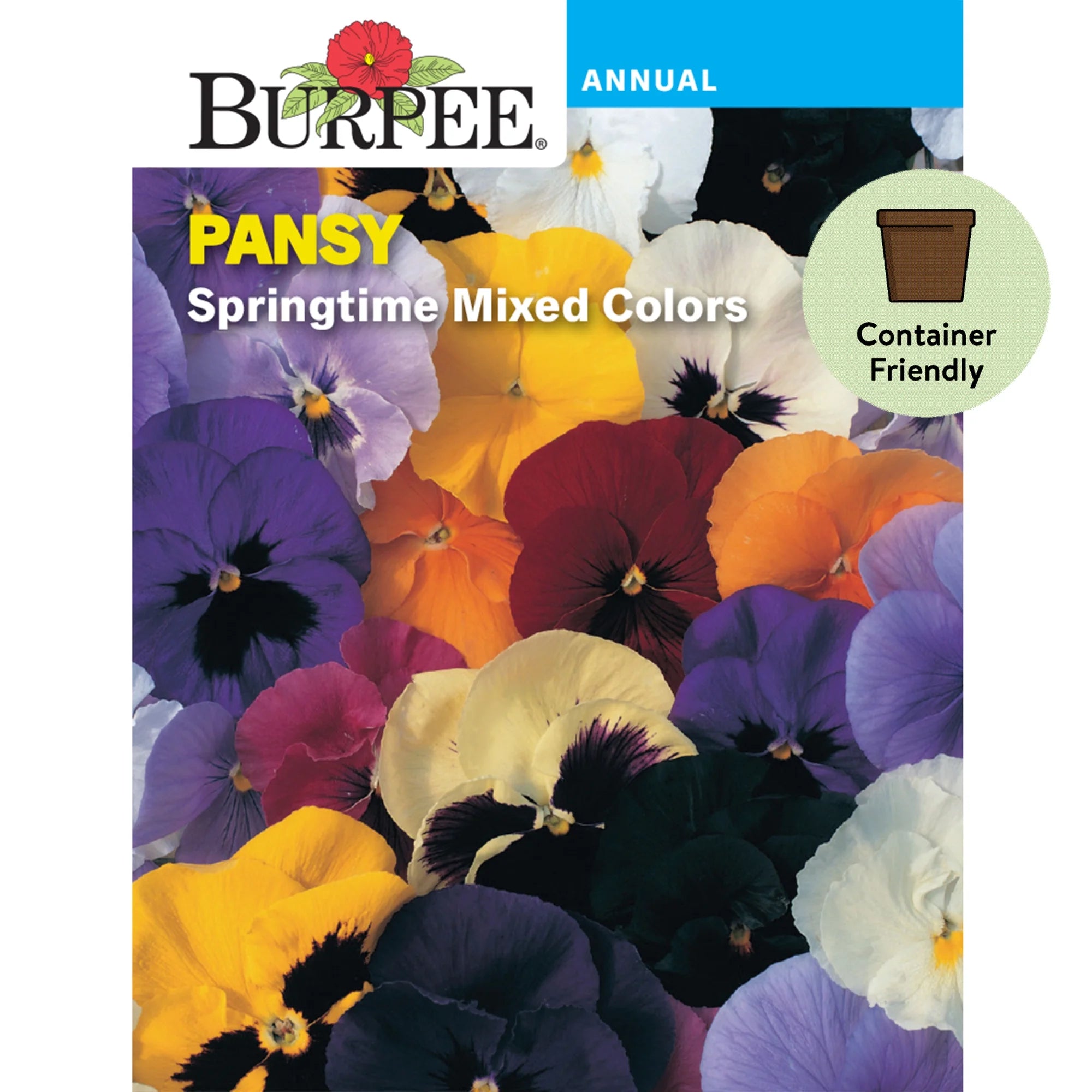 Pansy Springtime Mix - Burpee Seeds – Wildwood Outdoor Living