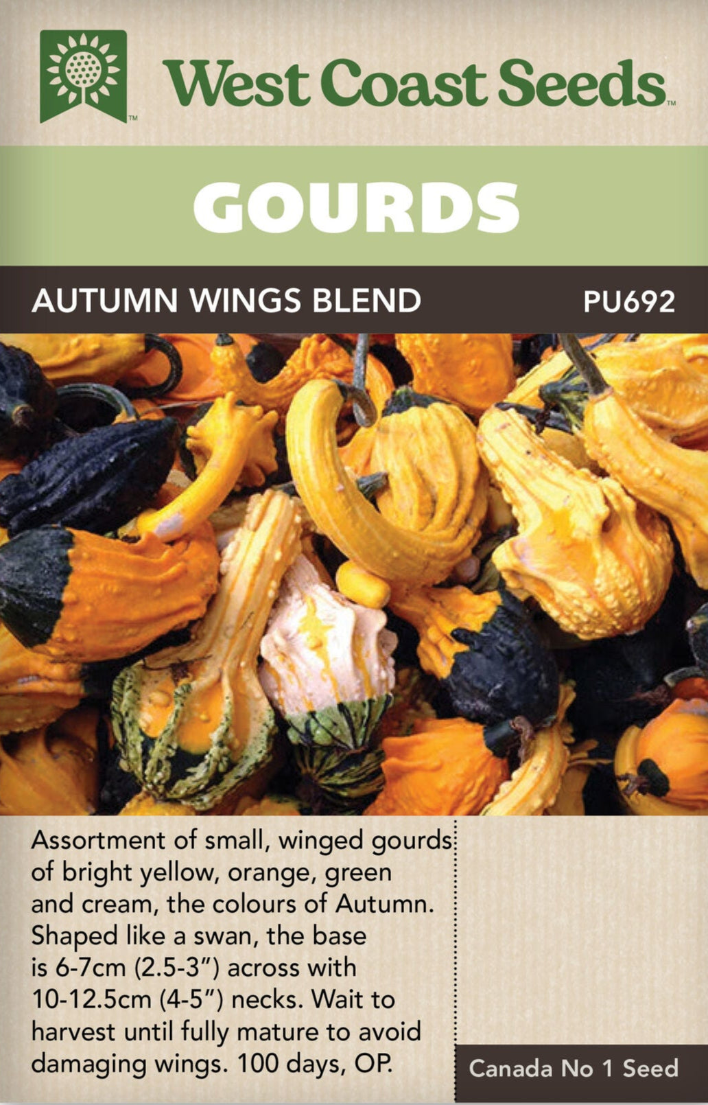 Gourd Autumn Wings Blend - West Coast Seeds – Wildwood Outdoor Living