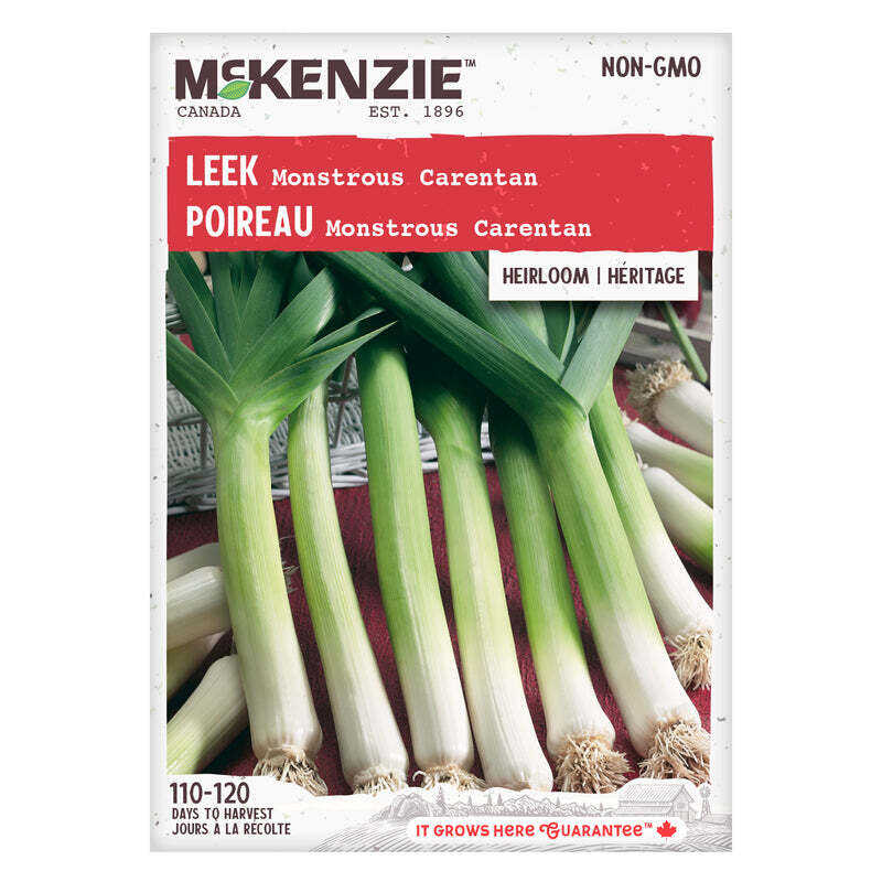 Leek Monstrous Carentan - McKenzie Seeds – Wildwood Outdoor Living