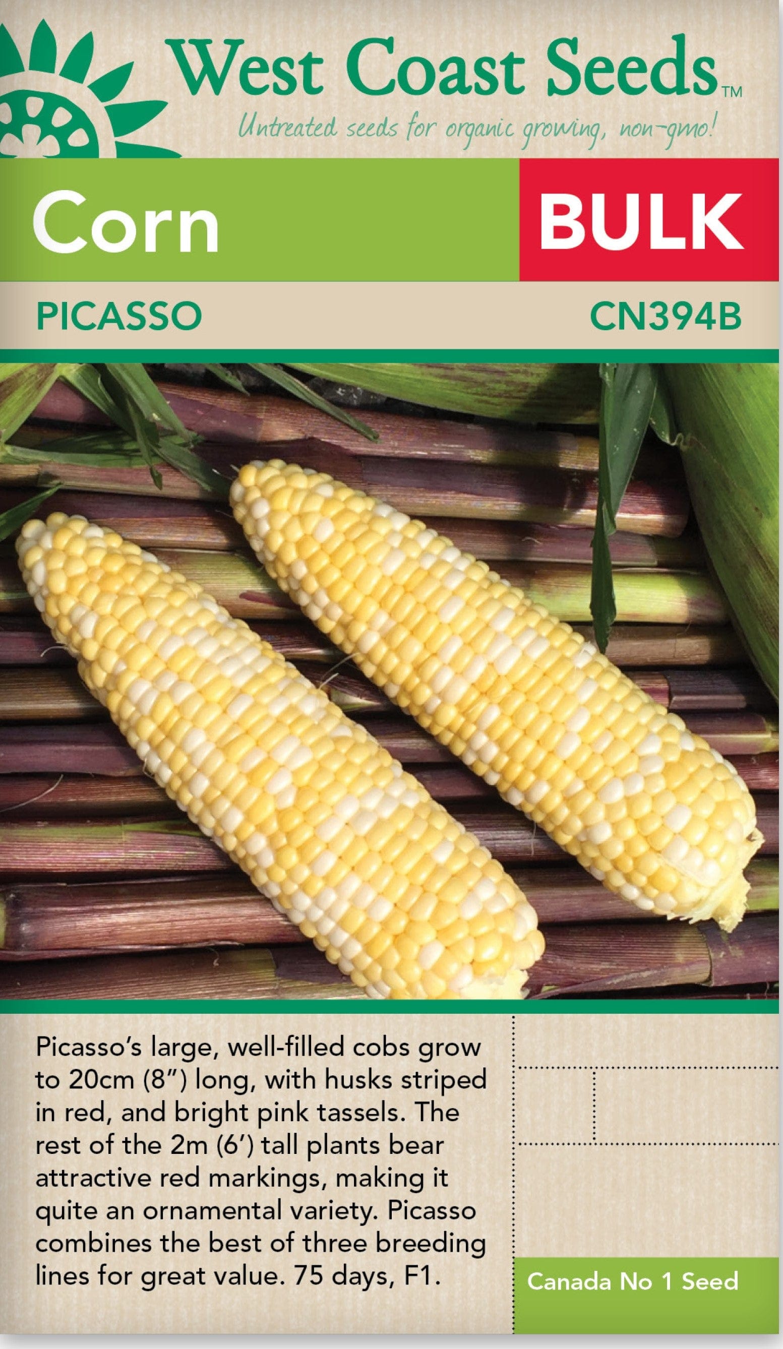BULK Corn Picasso - West Coast Seeds – Wildwood Outdoor Living