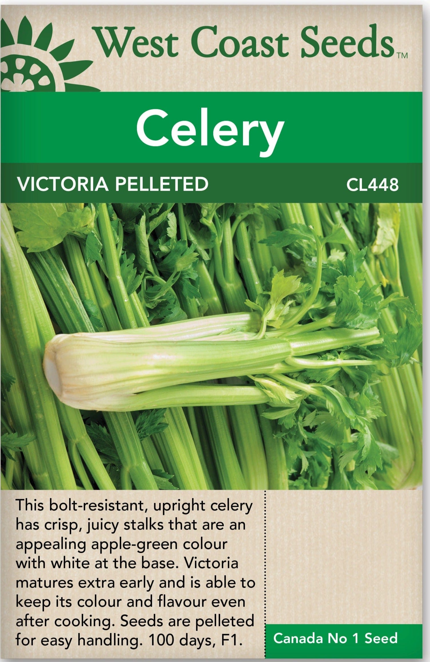 Celery Victoria Pelleted - West Coast Seeds – Wildwood Outdoor Living